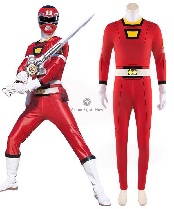 Red Turbo Ranger Cosplay Costume - Power Rangers Turbo Tommy Oliver Outfit