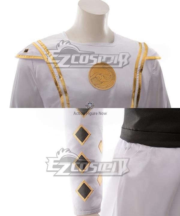 White Ninja Ranger Cosplay Costume - Tommy Oliver Power Rangers Ninjetti