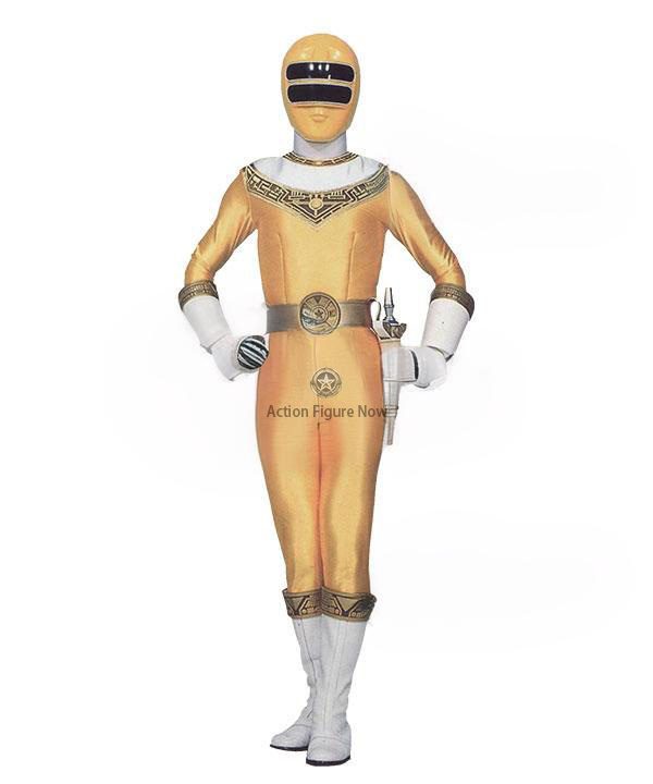 Yellow Power Rangers Zeo Ranger II Cosplay Costume - EMPR049