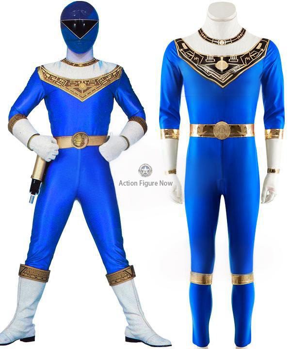 Blue Zeo Ranger III Power Rangers Cosplay Outfit - EMPR048