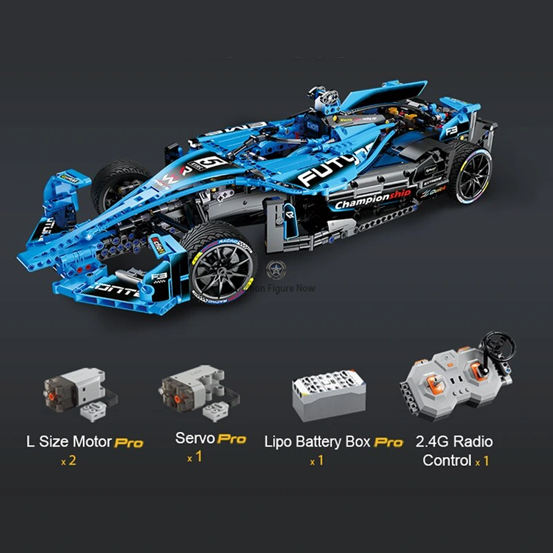 Gen 2 Formula E Single Seater Race Car - 1666pcs