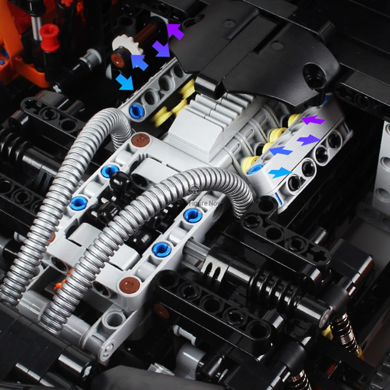 The Widowmaker Technique Building Block Supercar (3306pcs)