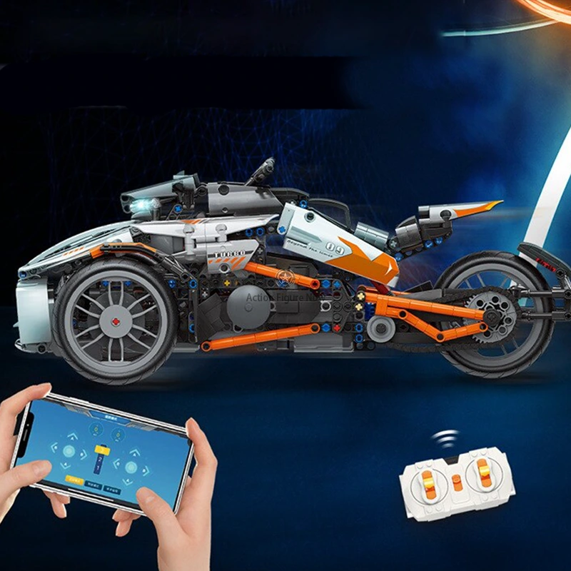 1227PCS Remote Control City Motorcycle