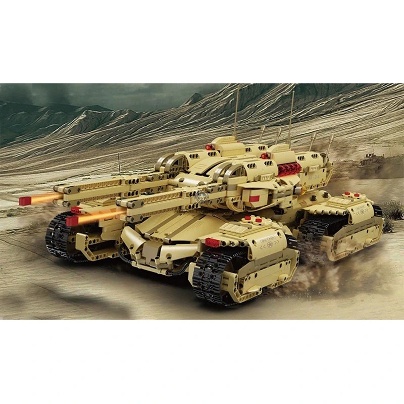 4-Track Remote Control Military Battle Tank (3295pcs)