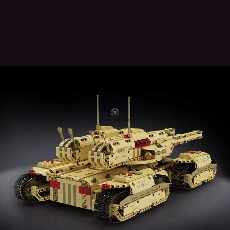 4-Track Remote Control Military Battle Tank (3295pcs)