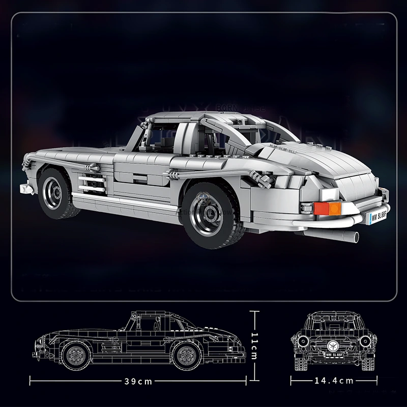Exclusive Classic Gullwing Model (1452 Pieces)