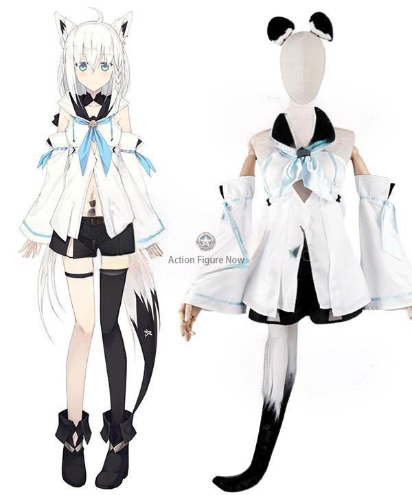 Shirakami Fubuki Vtuber Cosplay Outfit - High-Quality YouTuber Costume