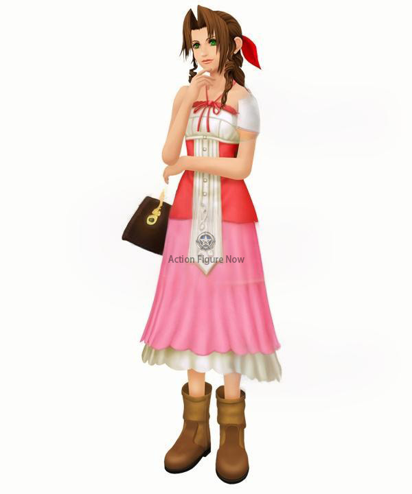 Kingdom Hearts II Aerith Gainsborough Cosplay Outfit