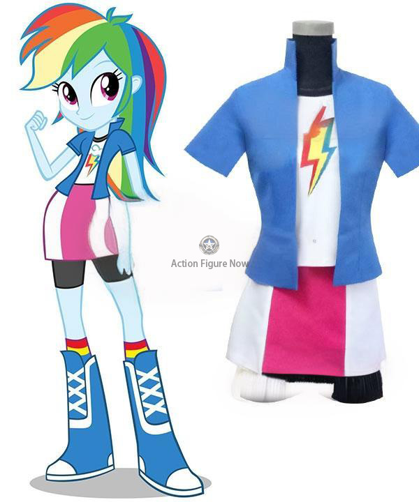 Costume Da Ragazza Equestria Rainbow Dash Rainbow Dash Horse Mascot