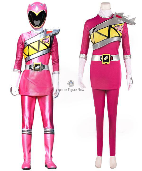 Dino Charge Pink Ranger Cosplay Outfit - Power Rangers Costume