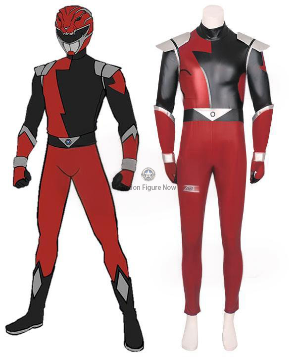 Red Ranger HyperForce Uniform - Power Rangers Cosplay Costume