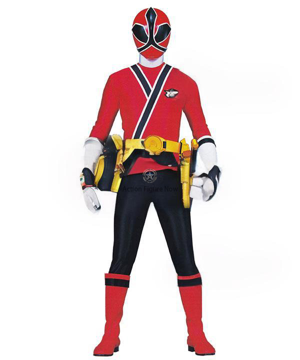 Red Power Rangers Samurai Costume - Authentic Samurai Ranger Cosplay Outfit
