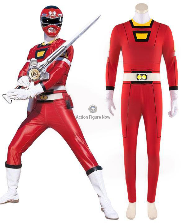 Red Turbo Ranger Cosplay Costume - Power Rangers Turbo Tommy Oliver Outfit