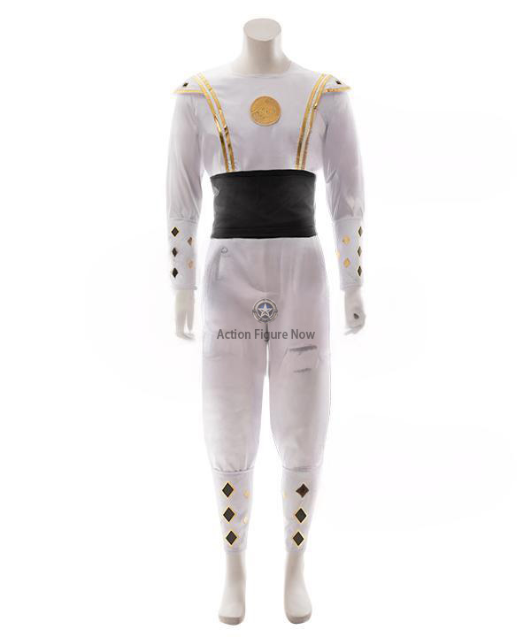 White Ninja Ranger Cosplay Costume - Tommy Oliver Power Rangers Ninjetti
