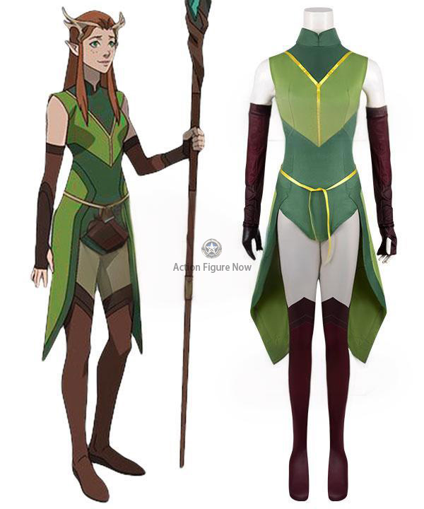 Vox Machina Keyleth of the Air Ashari Cosplay Costume