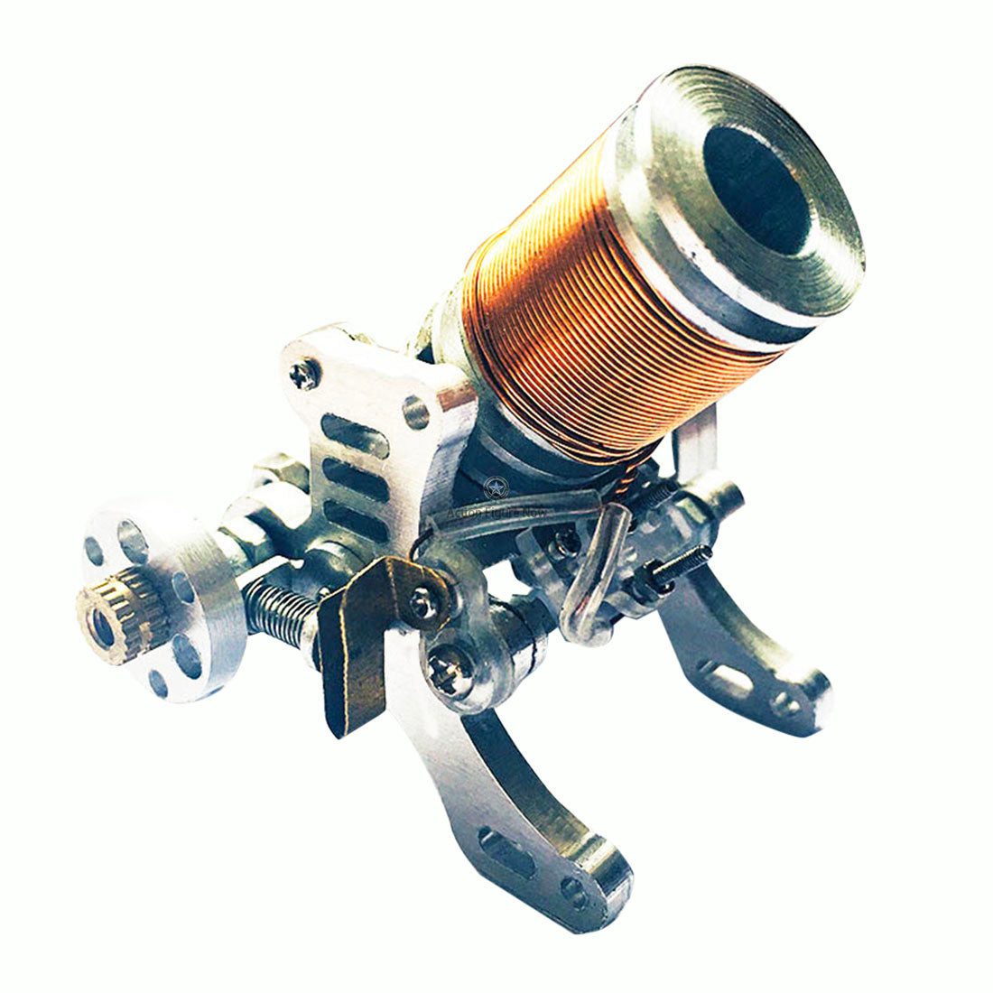 Single Cylinder Electromagnetic Engine Model Kit with Cannon | Operable ...