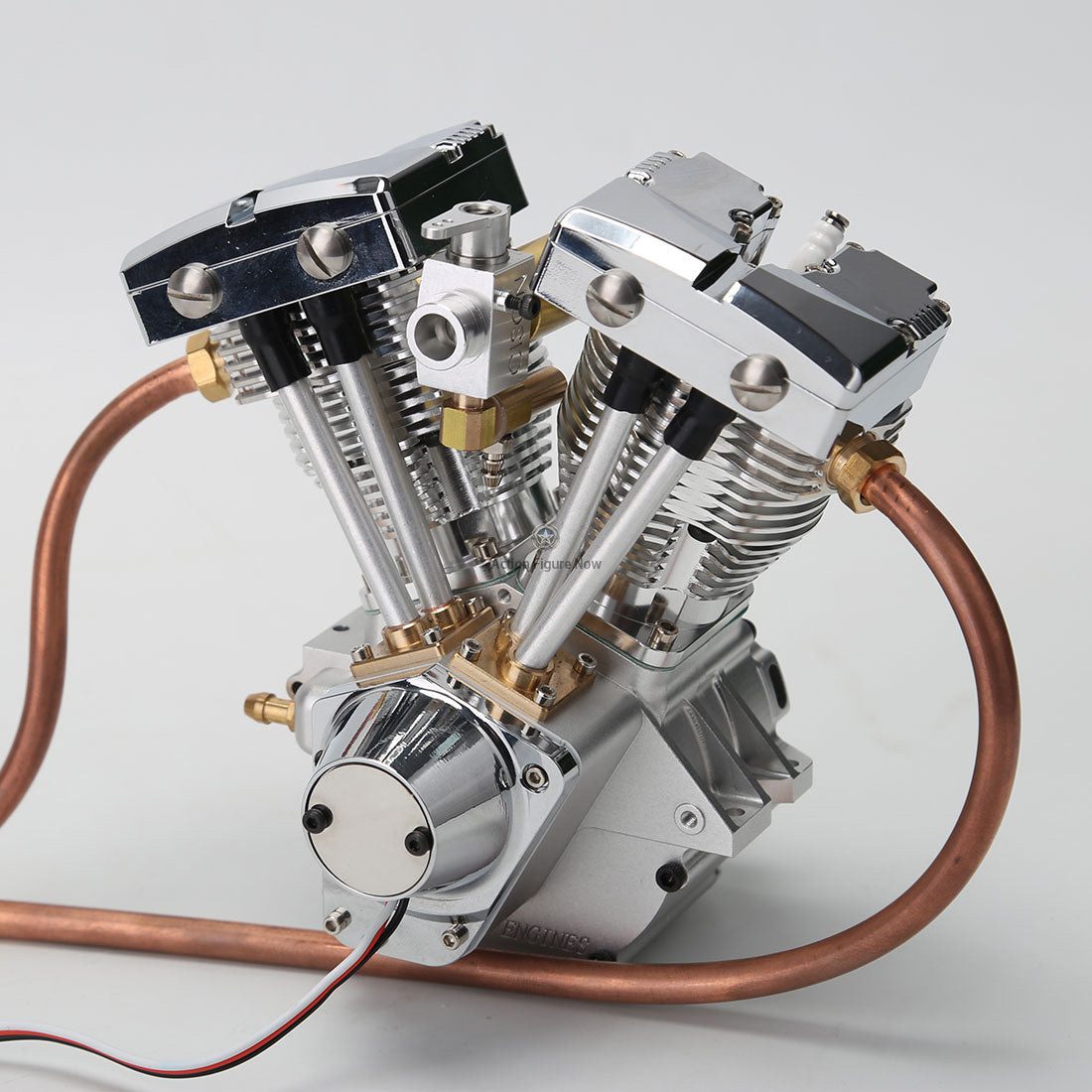 CISON FG-VT157 15.7cc OHV V-Twin V2 Shovelhead Engine, 4-Stroke Air ...