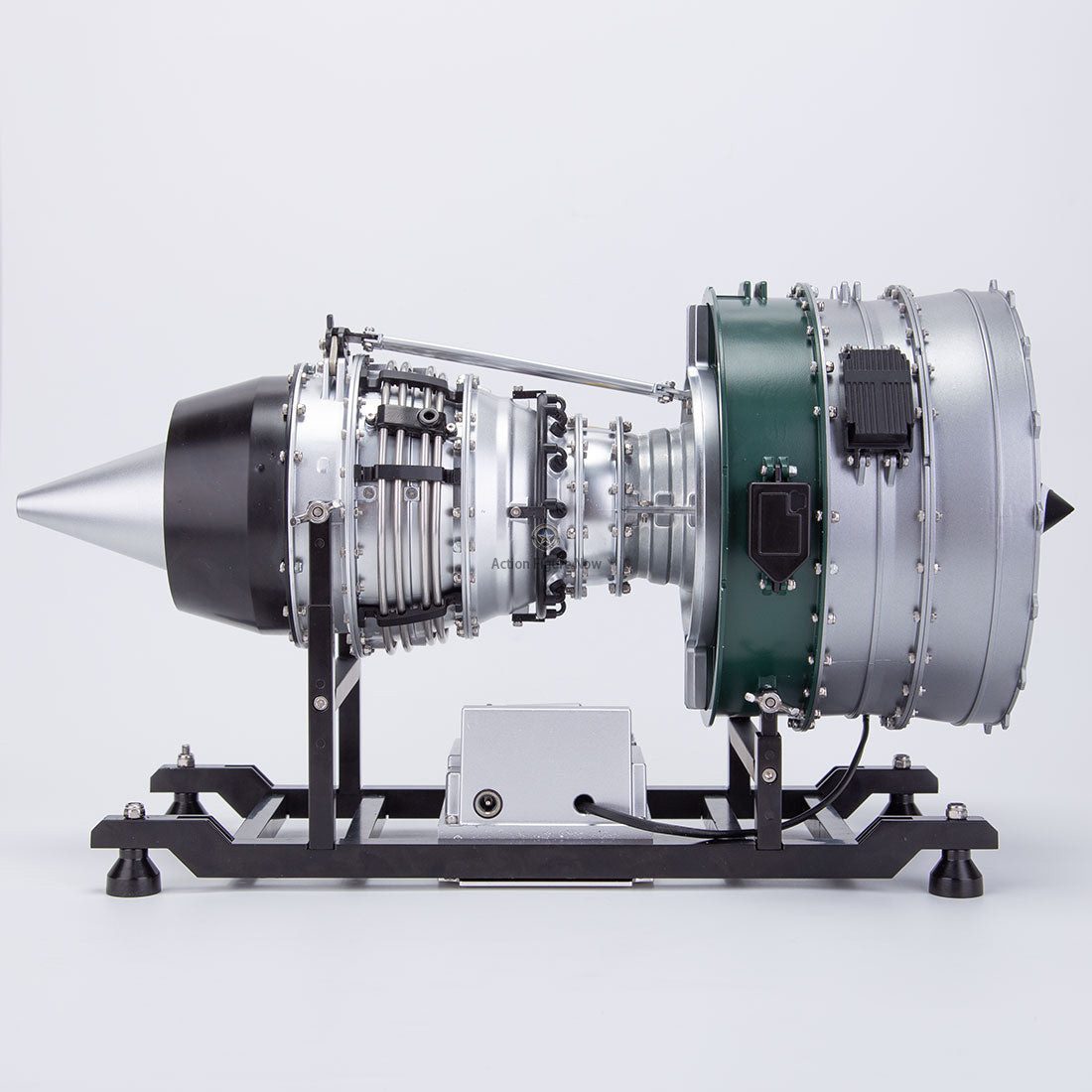 TECHING DIY Turbofan Jet Engine Model Kit - 1/10 Scale Full Metal Dual ...