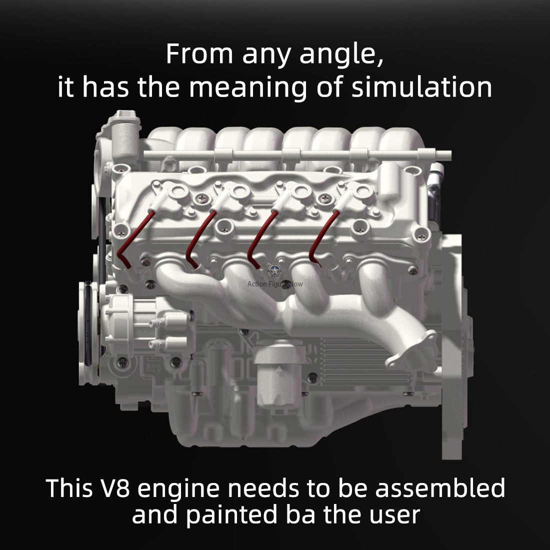 1/8 Scale Model V8 Engine Kit - Build and Customize Your Own Working V8 ...