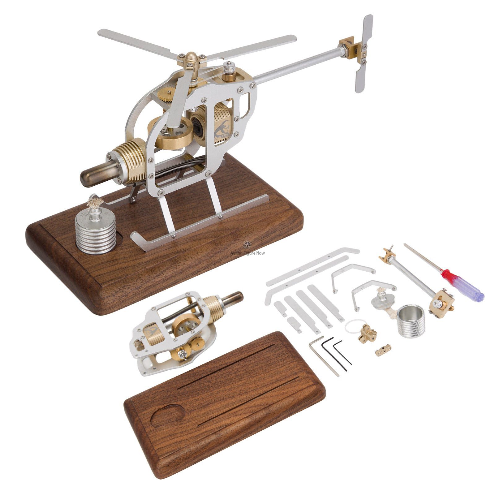 DIY Stirling Engine Helicopter Kit - Working Stirling Cycle Model