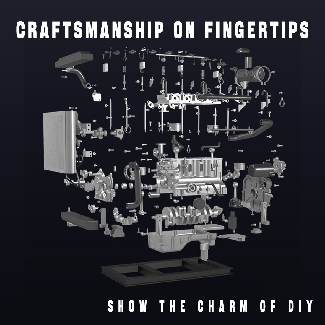 Fully Functional L4 Diesel Engine Model Kit - Build Your Own Working ...