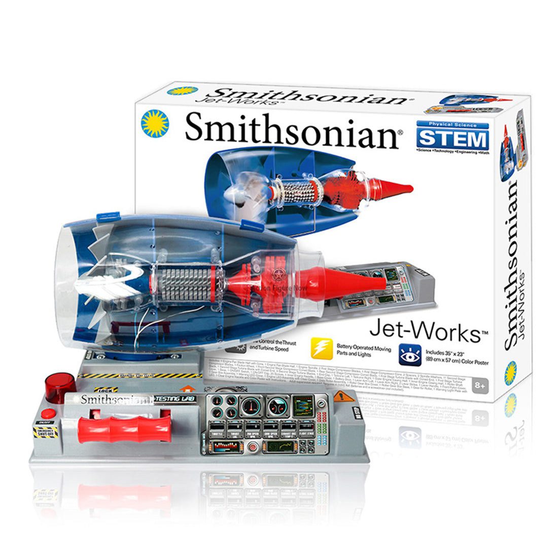 Smithsonian Jet Engine Model Kit: Build Your Own Realistic Turbofan Jet ...