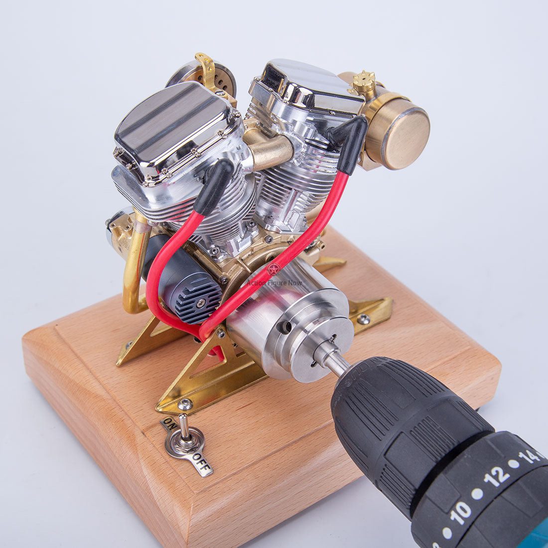 RETROL R30 4.2cc Mini V2 OHV V-Twin Motorcycle Engine Model