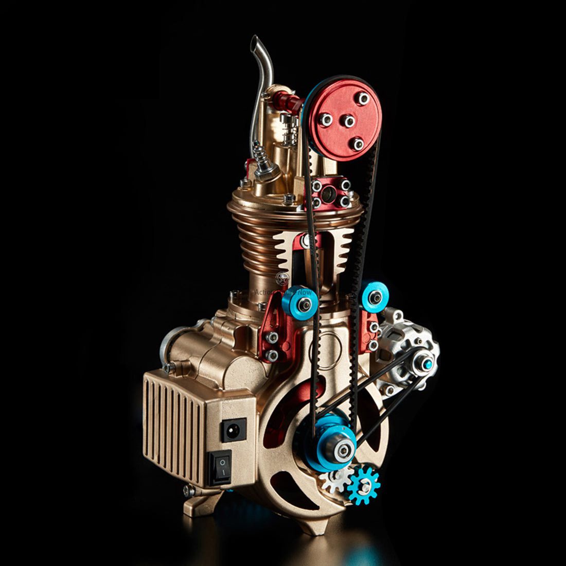 TECHING Full Metal Collector's Aero Engine Model Kit