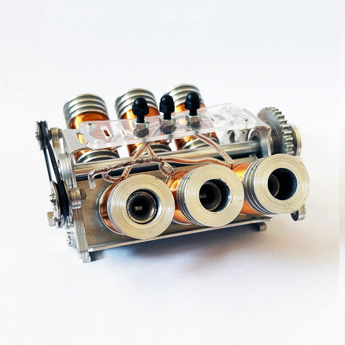 Brushless V6 Double-Piston Electric Motor for 1/10 RC Cars and Ships ...
