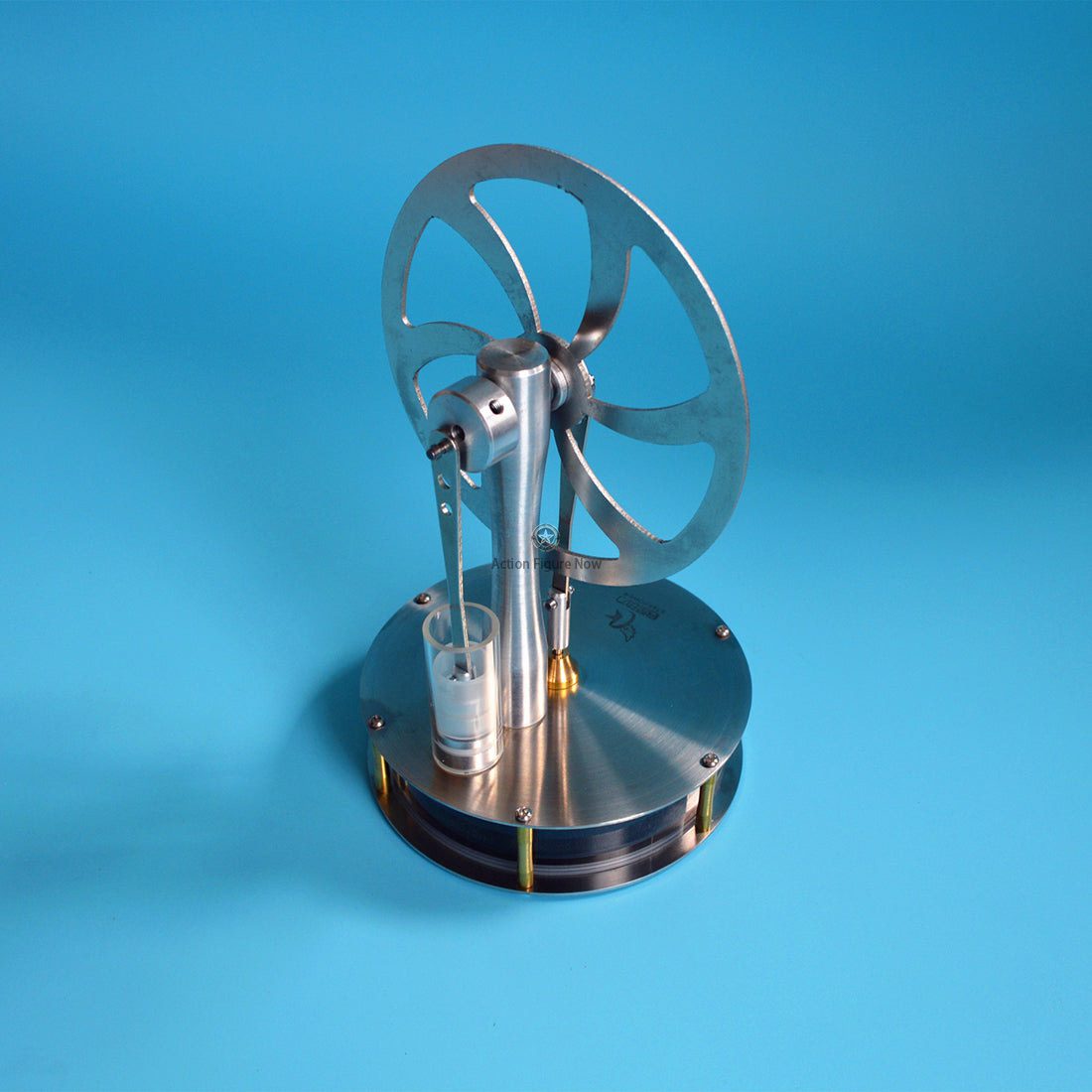 Low-Temperature-Difference Stirling Engine Model (Coffee-Powered Gadget)