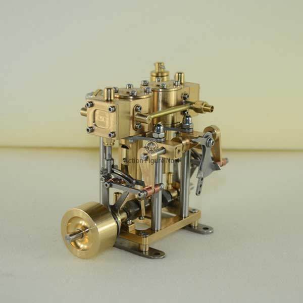 2-Cylinder Oscillating Marine Steam Engine Copper Model
