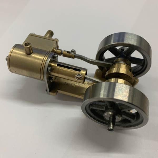 Double-Flywheel Steam Engine Model Tractor Head Collector's Gift Edition