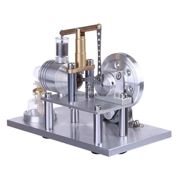 Enginediy Advanced Stirling Engine Kit with LED Lights and Low ...