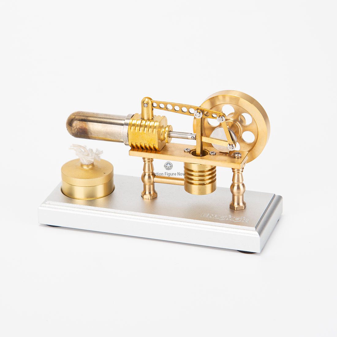 ENJOMOR Robinson Stirling Engine Mini Hot Air Stirling External Combustion STEM Educational ...
