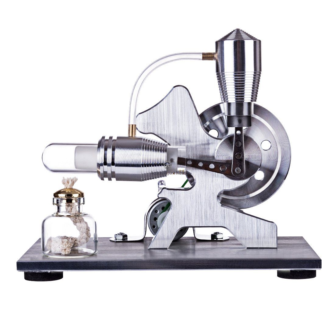 Hot Air Stirling Engine Squirrel Design Single Cylinder Model with LED ...