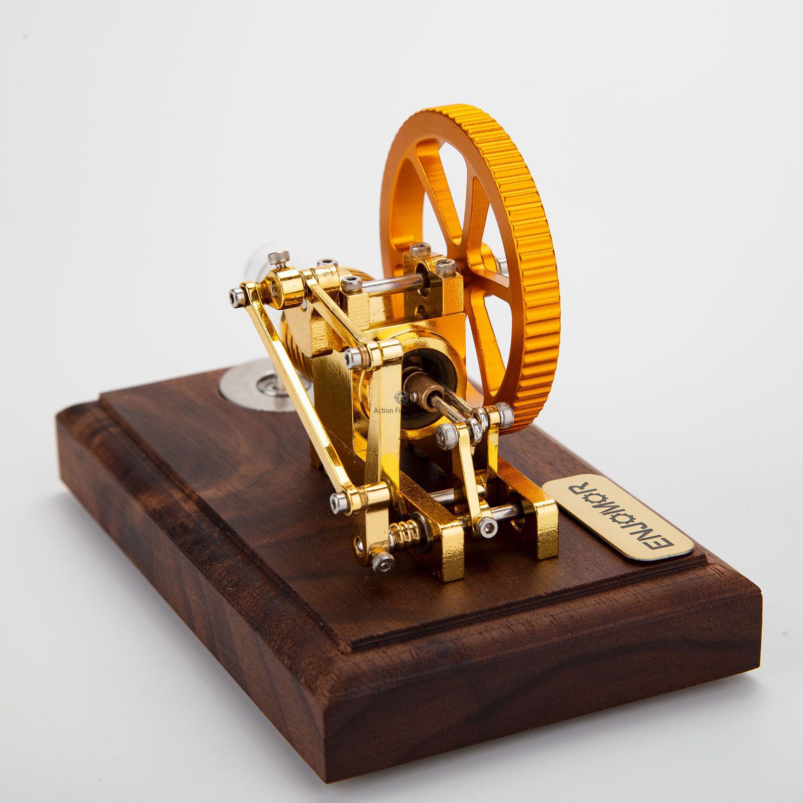 Enjomor Mini Gamma Hot Air Stirling Engine Model: Educational External ...