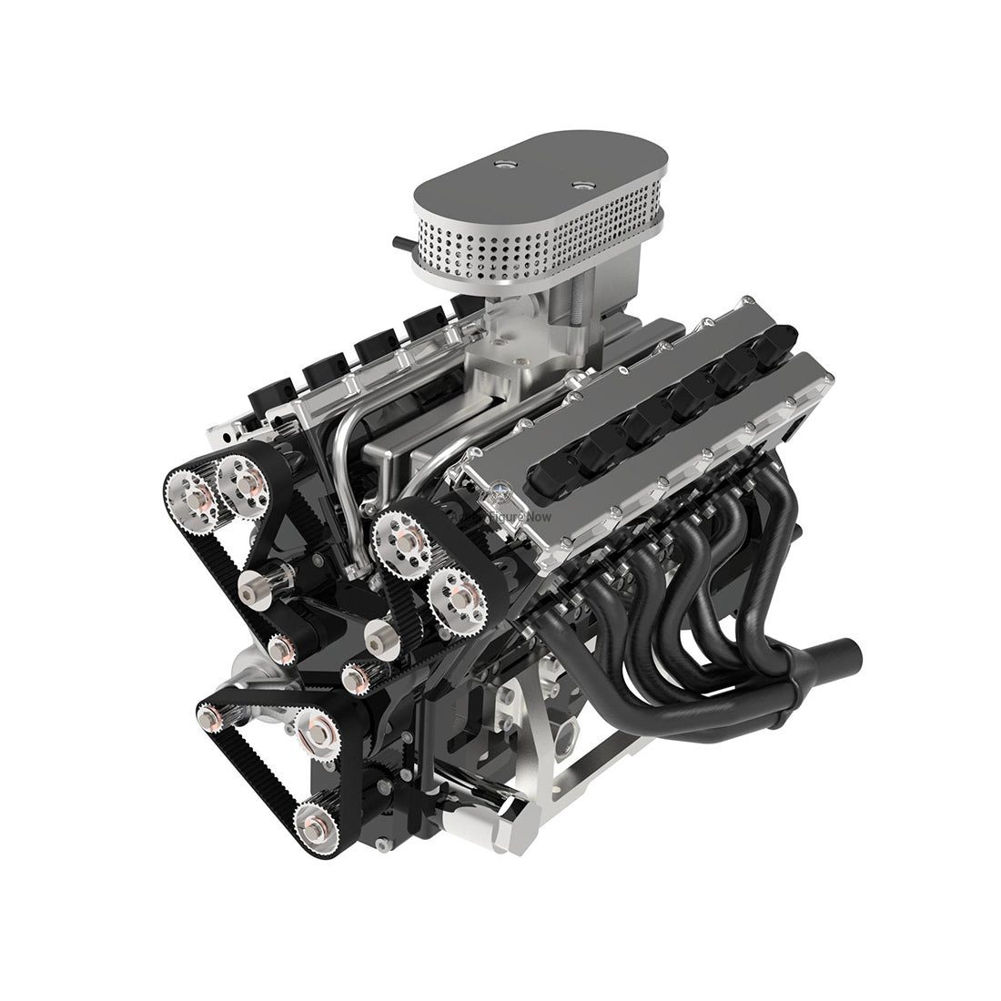 ENJOMOR V12 Internal Combustion Engine Model: 4-Stroke Water-Cooled ...