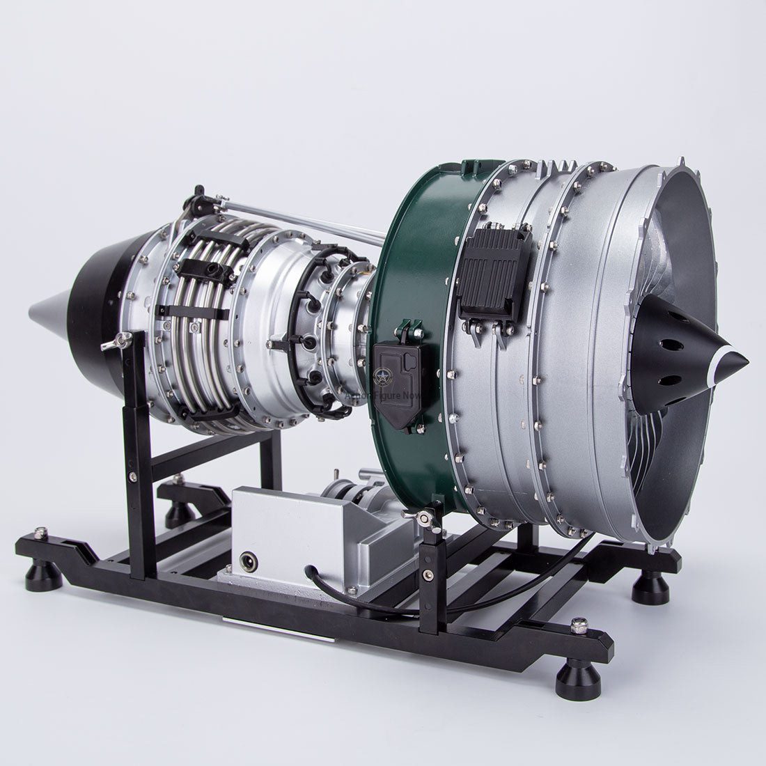 TECHING DIY Turbofan Jet Engine Model Kit - 1/10 Scale Full Metal Dual ...