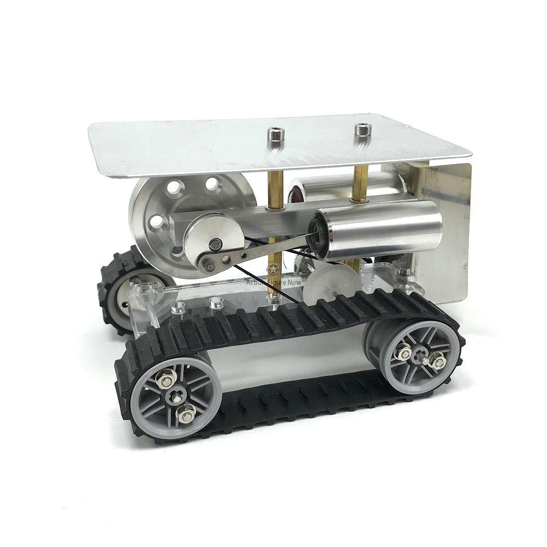 Hot Air Stirling Engine Crawler Tractor Model: Physics Experiment STEM ...